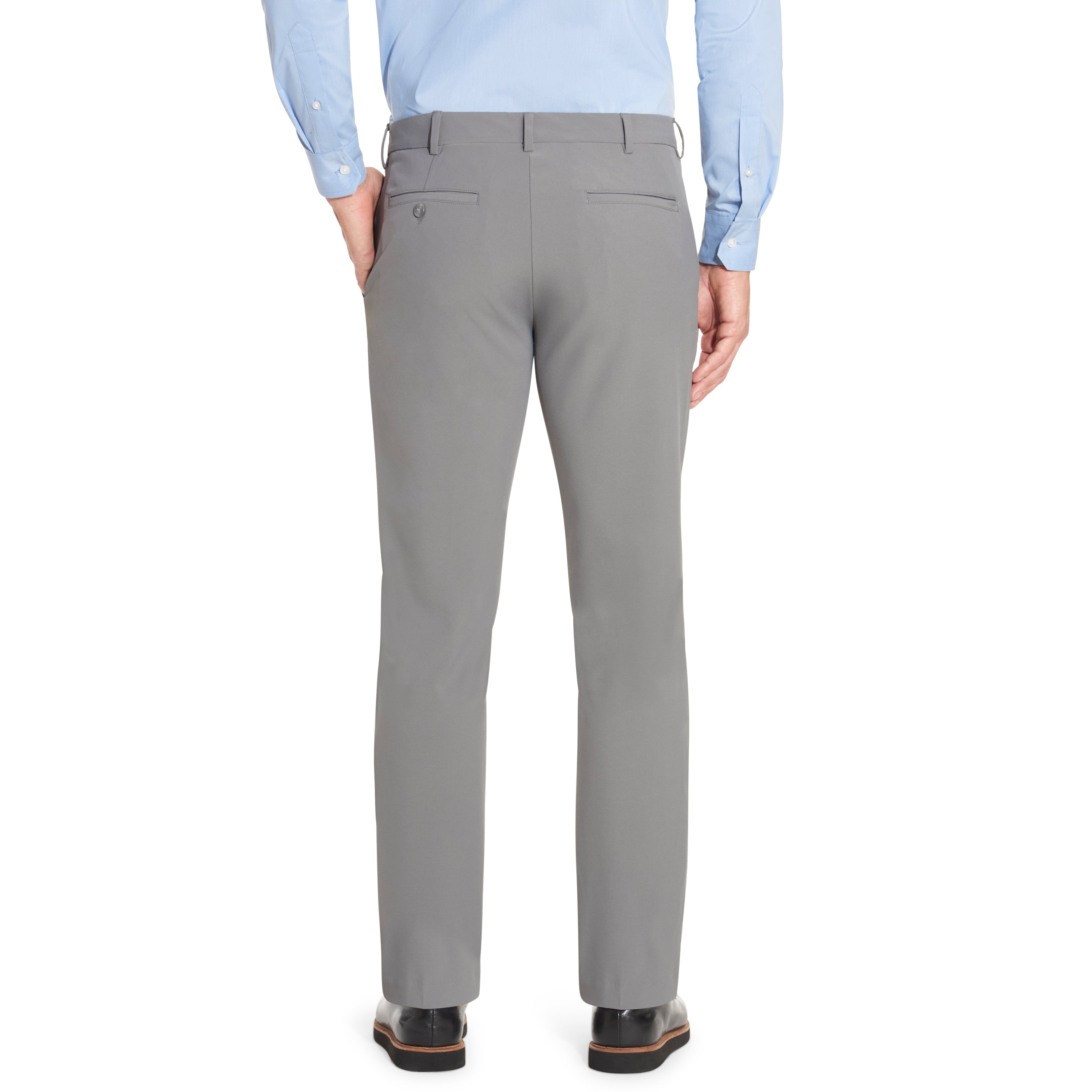 Stain Shield Flat Front Stretch Dress Pant - Slim Fit – Van Heusen